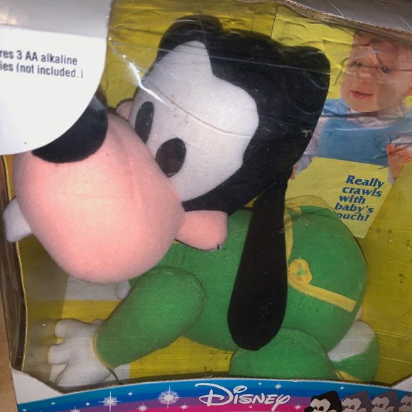 Disney | Toys | New Vintage Baby Goofy Touch N Crawl 624 Months Touch ...